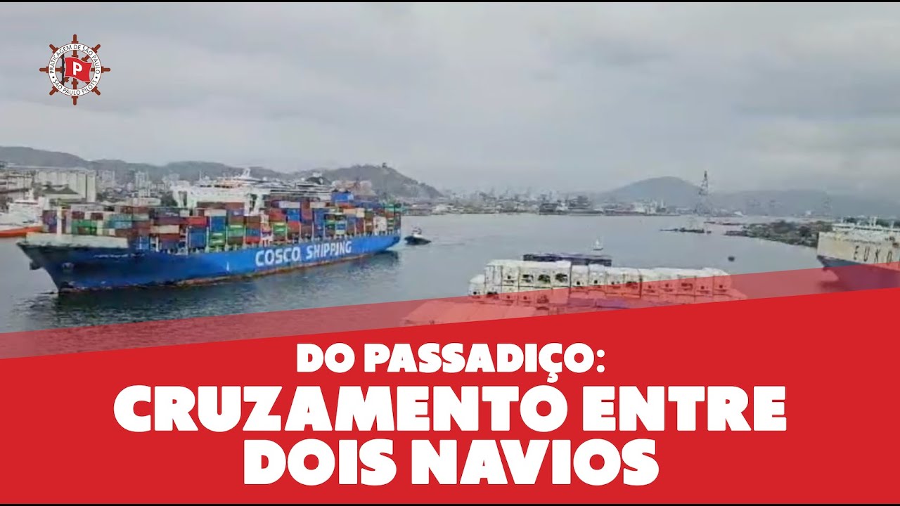 Do Passadiço: Cruzamento Entre Dois Navios - YouTube