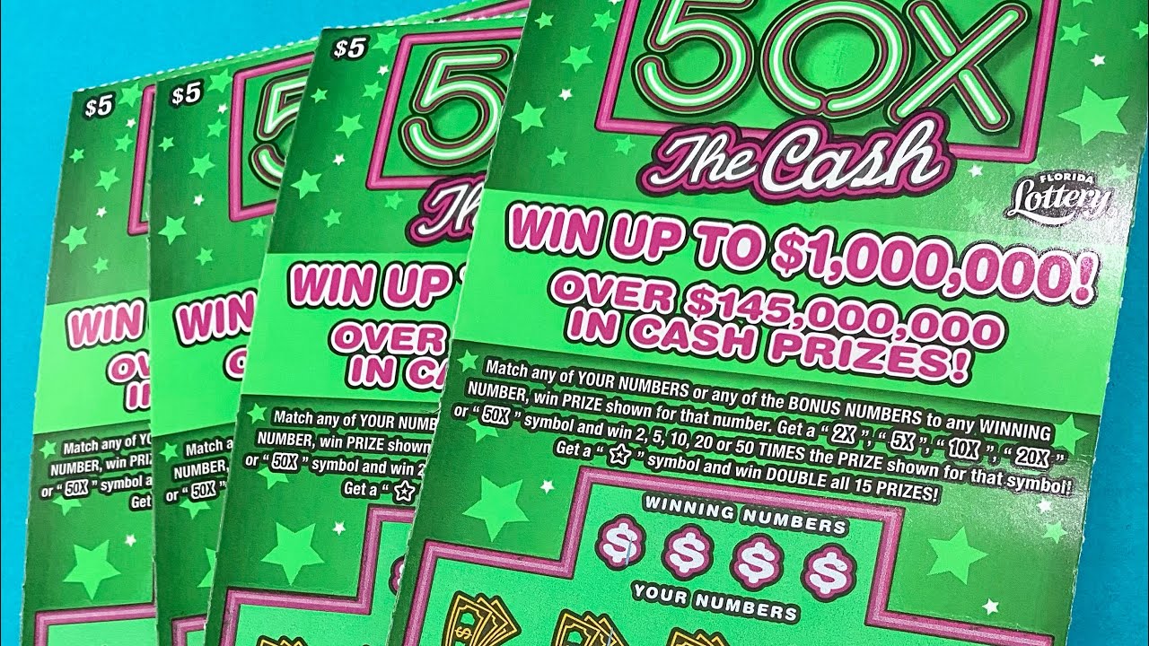 50x the cash tickets! #floridalottery - YouTube