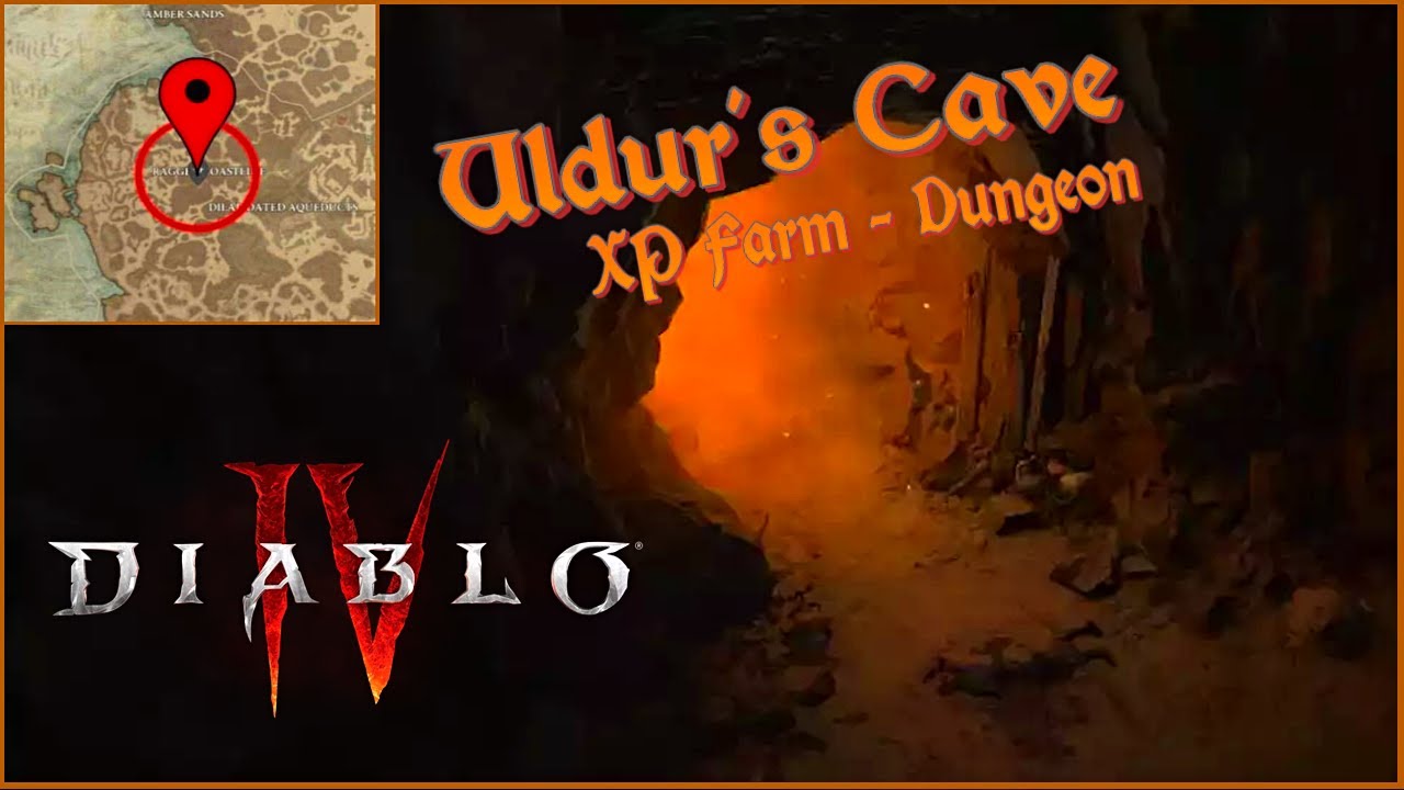 Ulder's Cave XP Farm Dungeon Diablo 4 - YouTube