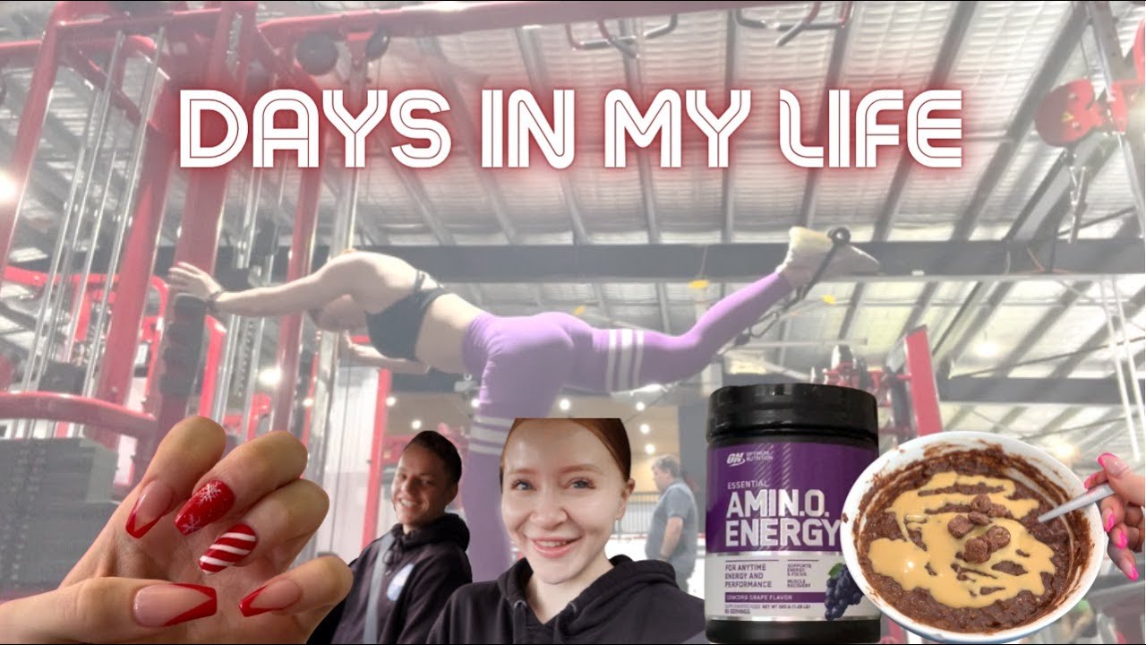 WEEKLY VLOG | Leg day, Breakfast Date, Christmas Nails - YouTube