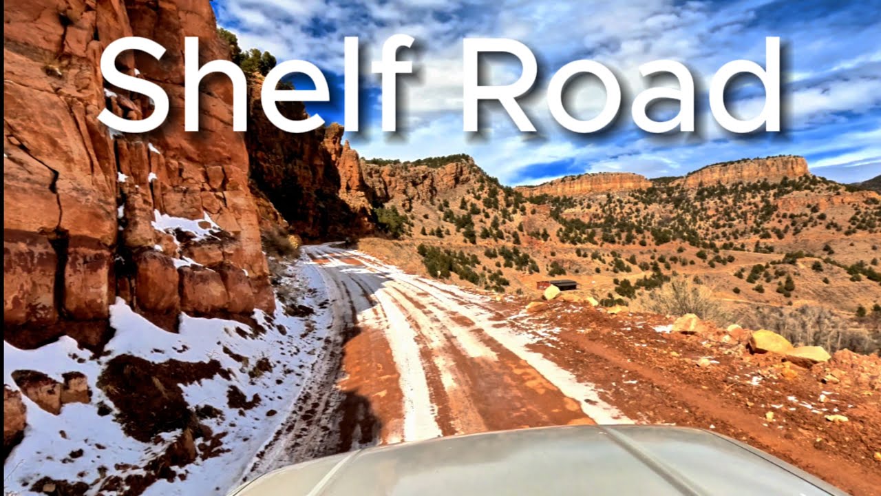 Shelf Road to Cripple Creek Colorado. One lane dirt road cliffs edge 4K drive - YouTube