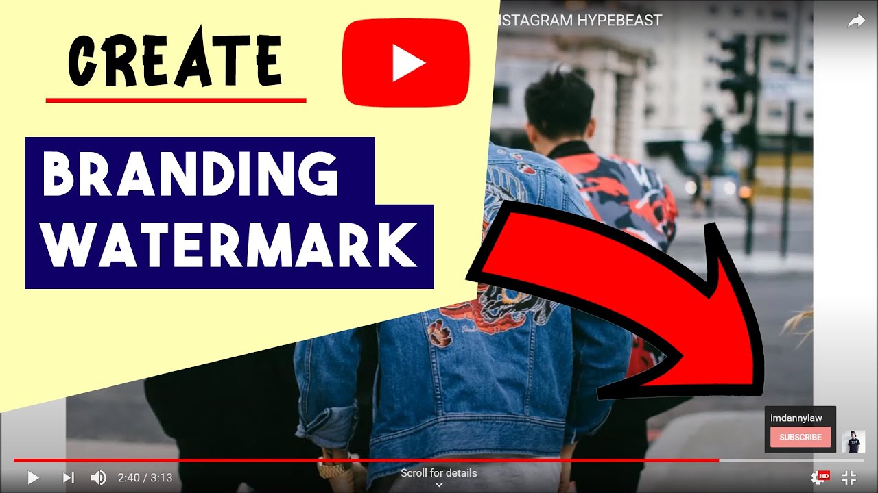 HOW TO CREATE YOUTUBE BRANDING WATERMARK 2020 | INCREASE YOUTUBE ...