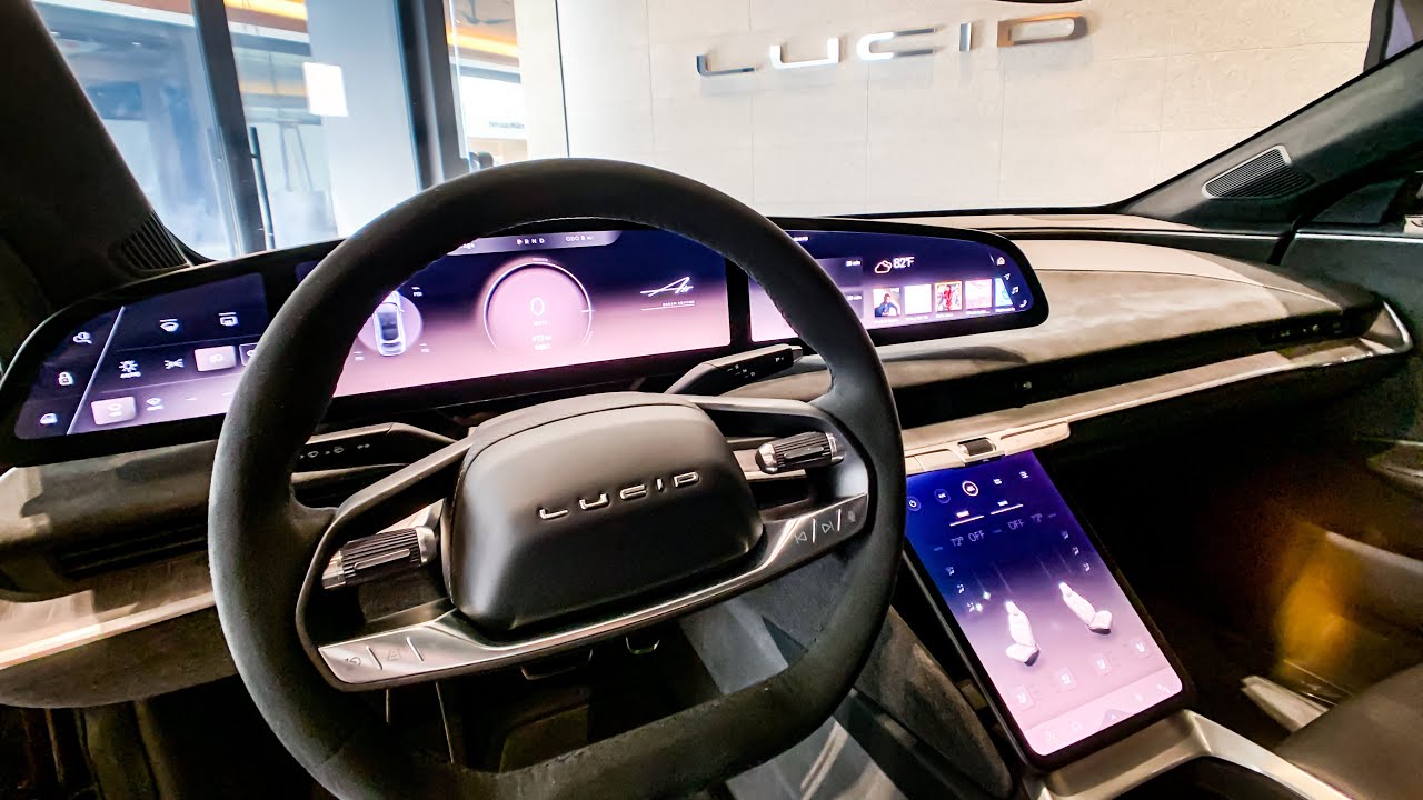 Lucid Air Interior&Exterior First Look at Lucid Studio Century City ...