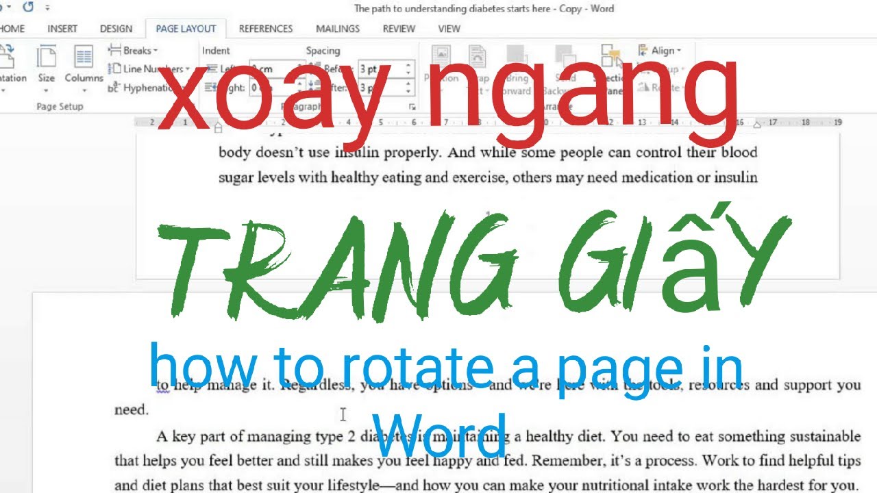 H ng D n Xoay Ngang Xoay D c 1 Trang Word B t K How To Rotate A Page In Word YouTube H ng D n Xoay Ngang Xoay D c 1 Trang Word B t K How To Rotate A Page In Word YouTube