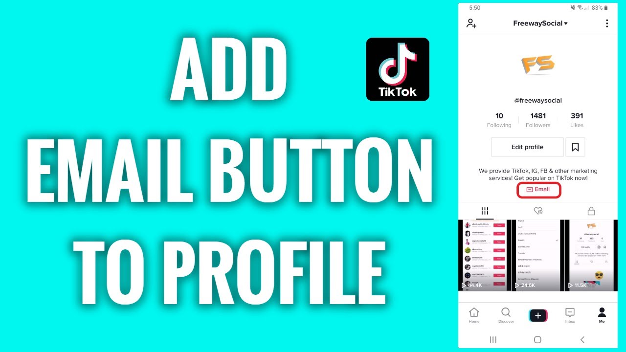 How To Add Email Button To TikTok Profile YouTube how-to-add-email-button-to-tiktok-profile-youtube