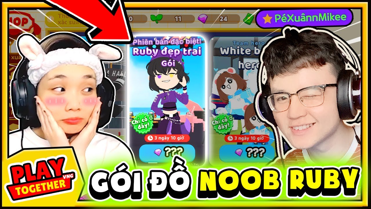 MIKE ĐEN TẶNG RUBY GÓI ĐẶC BIỆT Ở CỬA HÀNG BÍ ẨN TRONG PLAY TOGETHER - YouTube