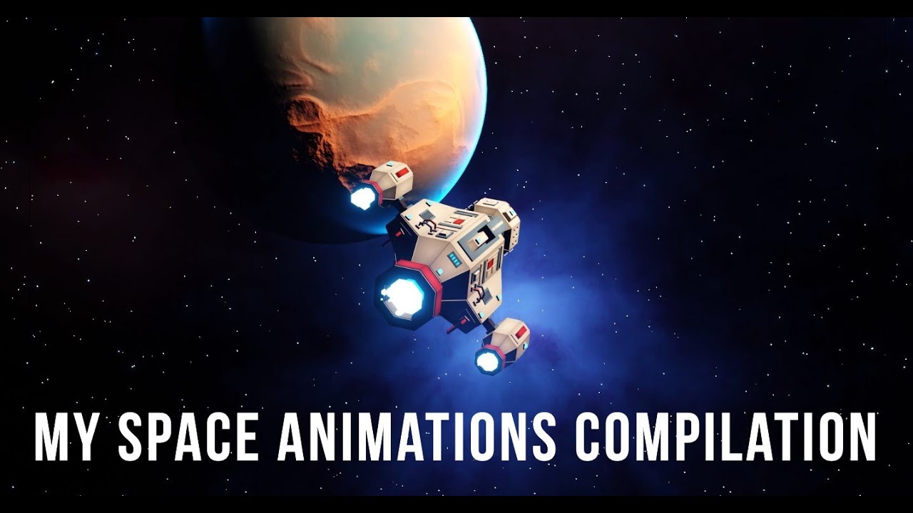 Compilation of some of my space-themed animations - YouTube