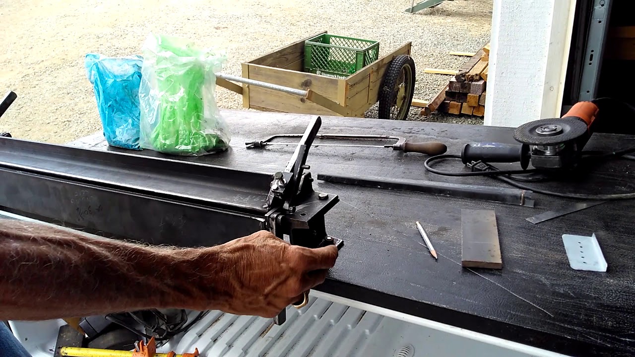 HOMEMADE DIY HOW TO MAKE SHEET METAL BENDER BRAKE DAVID GINGERY SHEET ...