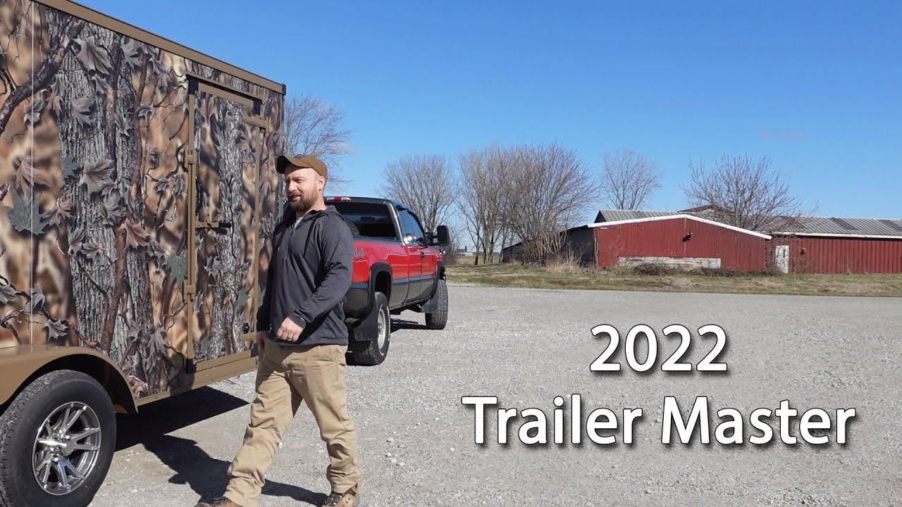 Hunter's Trailer | Camouflage Trailer Master 2022 7 x 16 for Hunting ...
