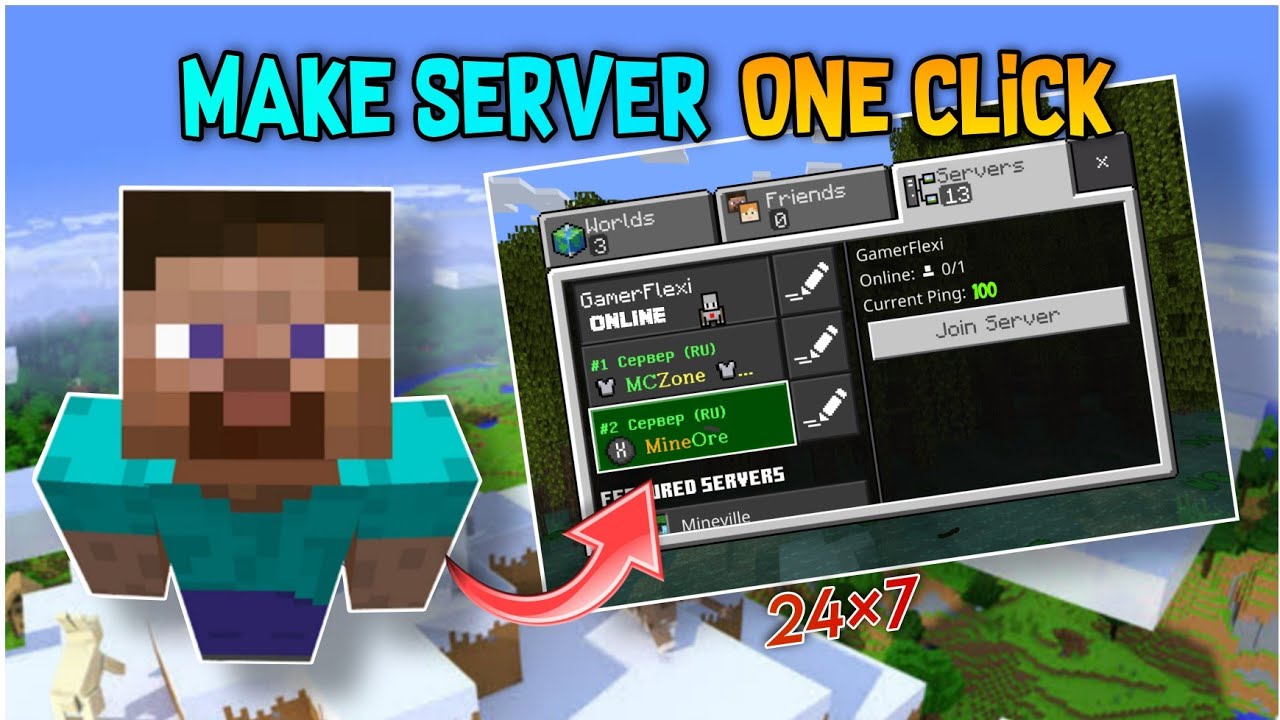 How to make 24×7 Minecraft server | How to create server in Minecraft ...