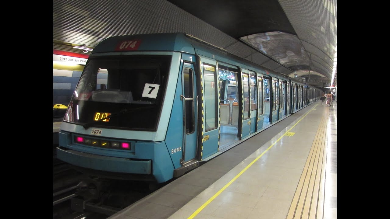 Metro De Santiago | NS-93 N2074 Modernizado con Aire Acondicionado ...