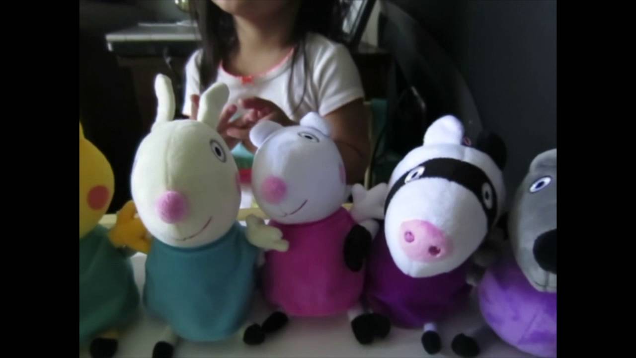 Peppa Pig Series Plush Toy Peppa and George's Friends - YouTube