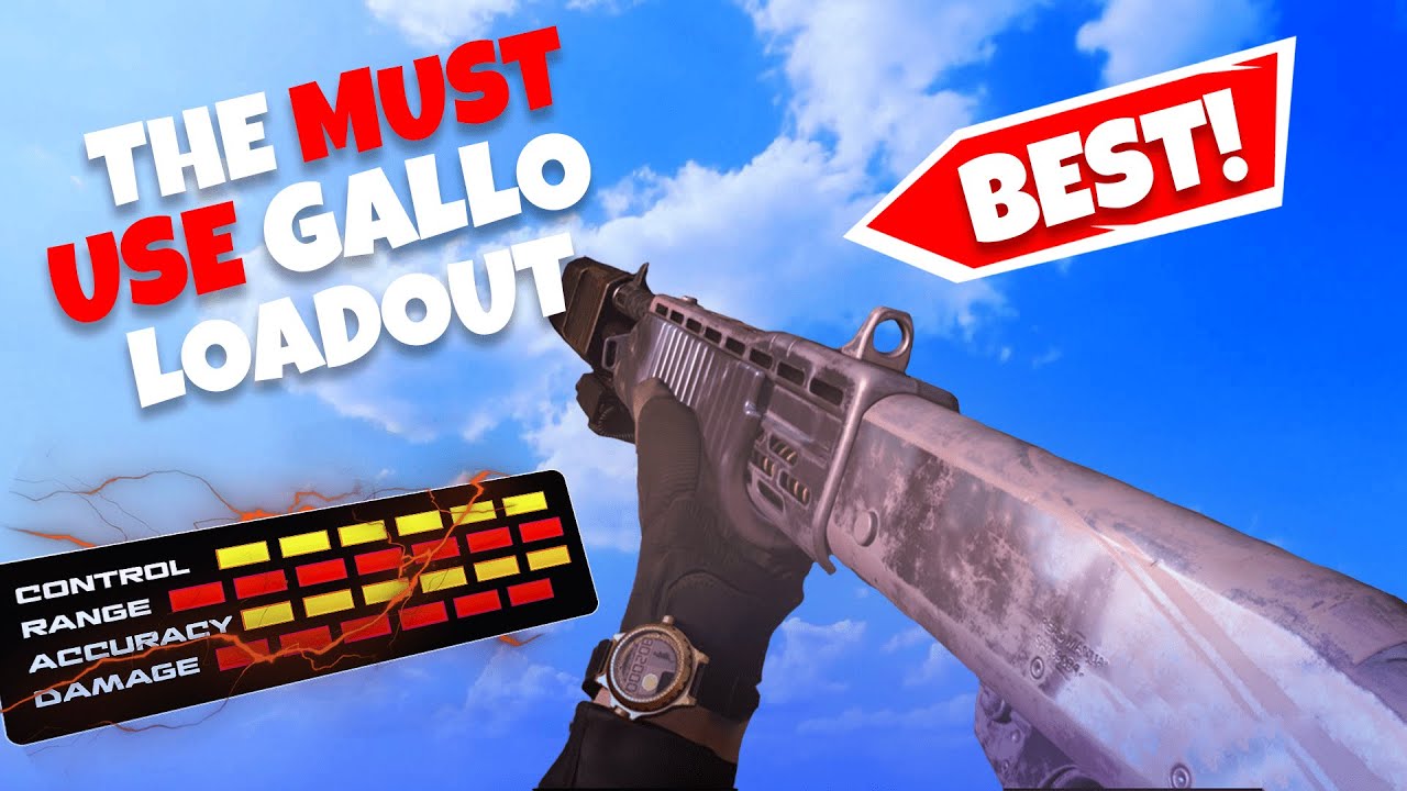 THE *MUST USE* GALLO (SPAS-12) WARZONE LOADOUT! - YouTube