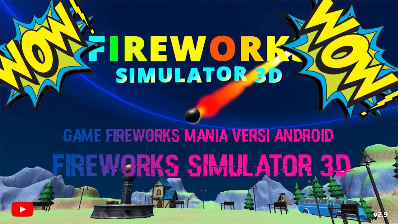 Main fireworks mania tapi di Android? Fireworks simulator 3D - YouTube