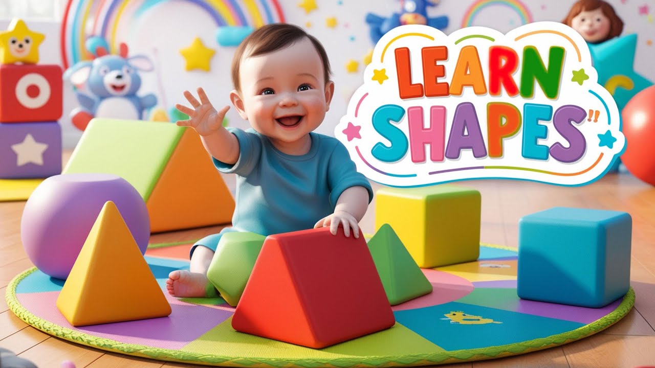 🟠 Learn Shapes with Teacher & Baby Students 👶 | Fun Circle Shape ...
