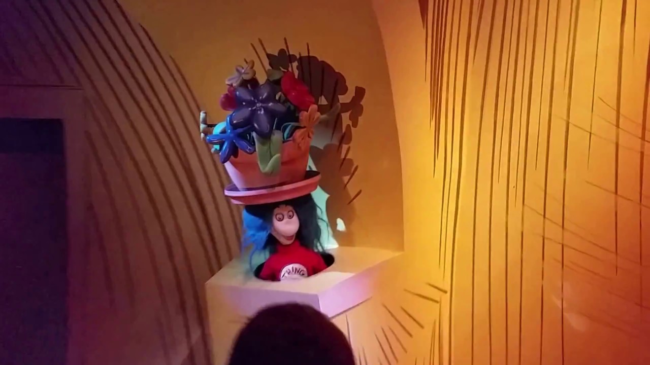 Passing through The Cat In The Hat ride at Universal Orlando - YouTube