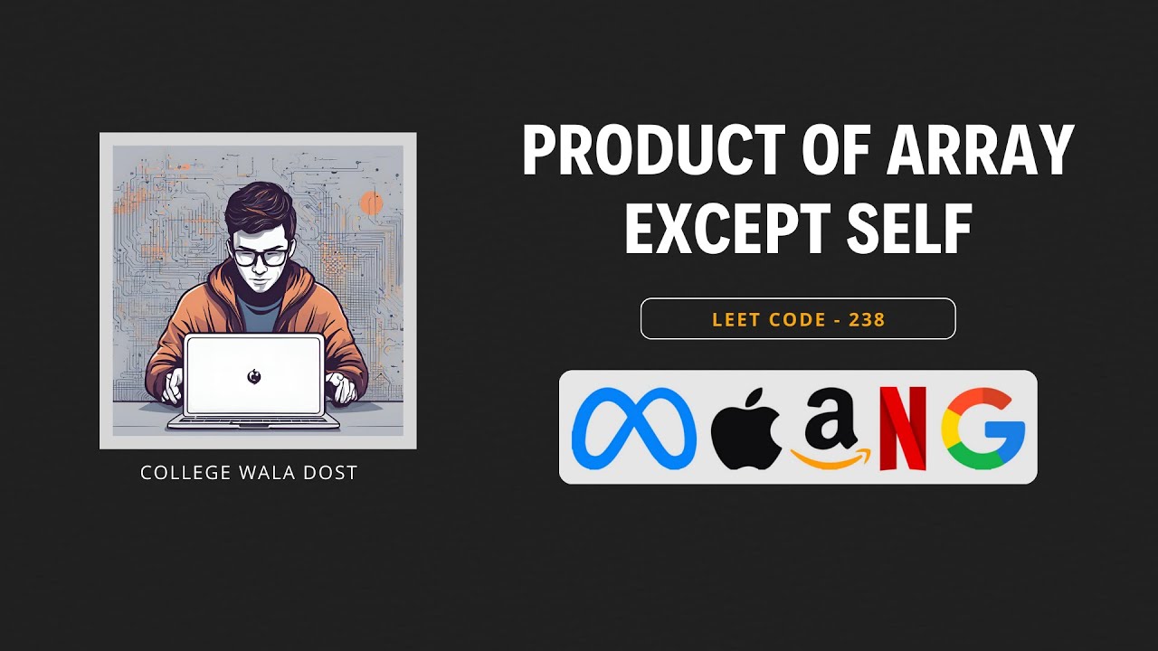 Product Of Array Except Self Leetcode 238 💡 Prefix Array Python 3486