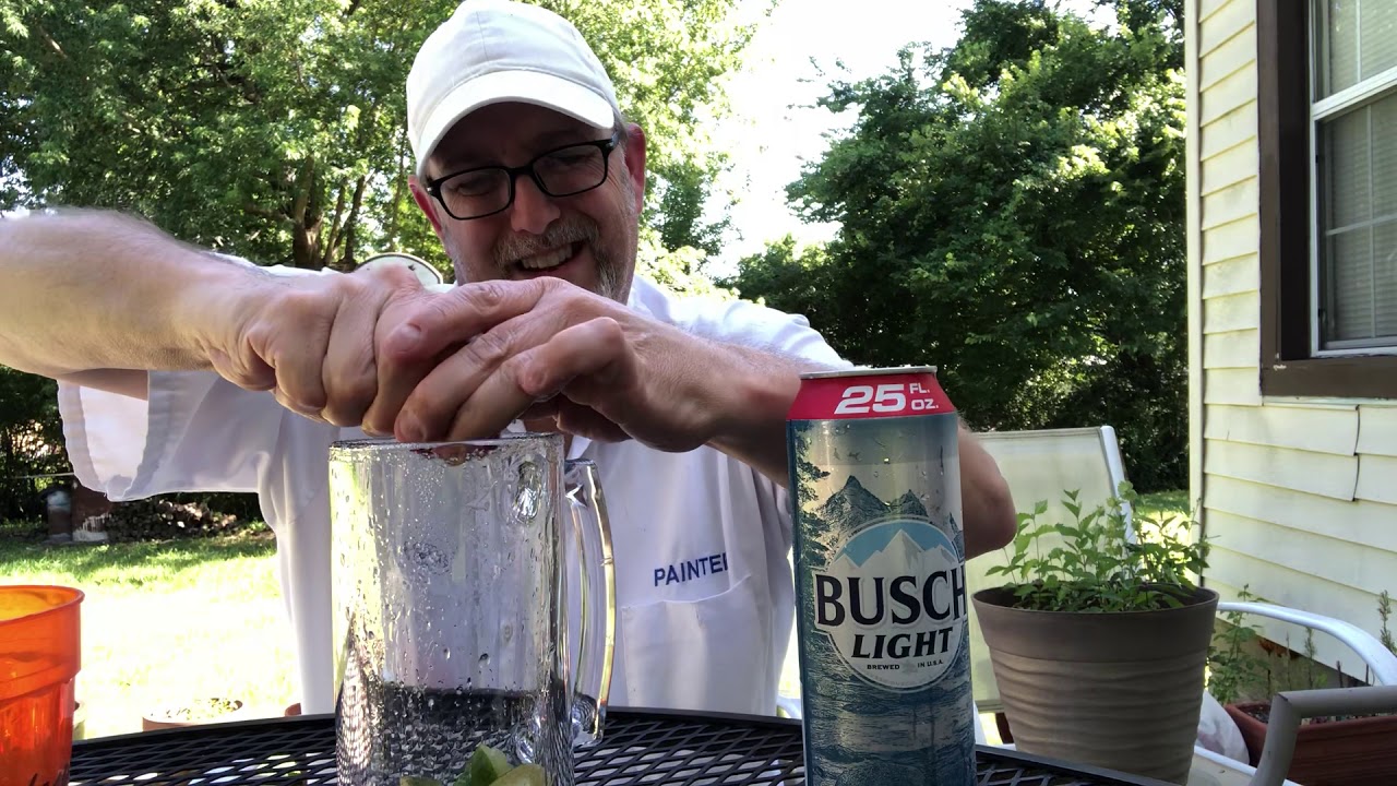Busch Light & Limes for sub # The Beer Review Guy - YouTube