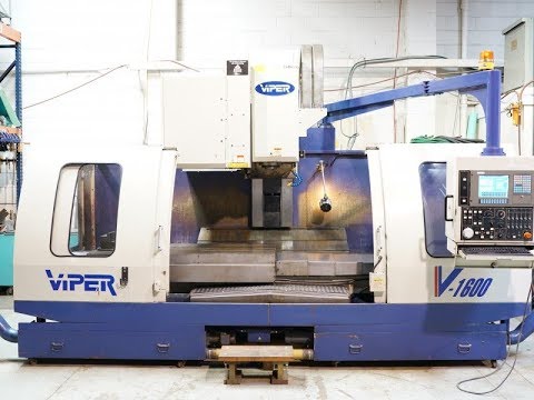 2000 MIGHTY VIPER V-1600 VERTICAL MACHINING CENTER - YouTube