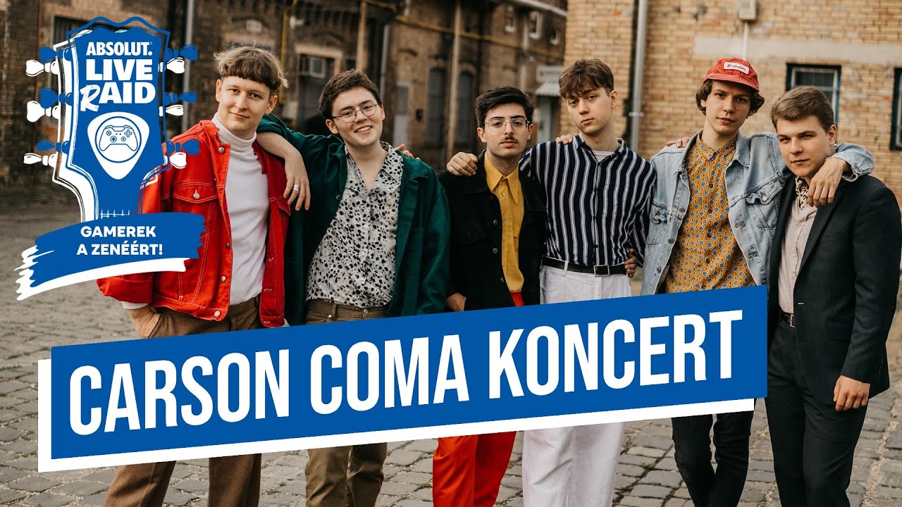 Carson Coma koncert - Absolut LIVE rAID 🎵 GameStar - YouTube
