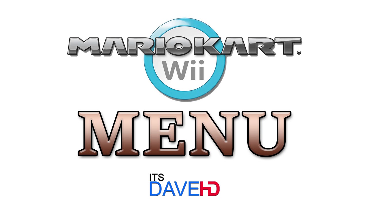 Mario Kart Wii Menu Remake - YouTube