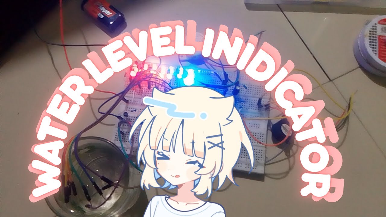 WATER LEVEL INDICATOR/SENSOR PROJECT USING ONLY TRANSISTOR - YouTube