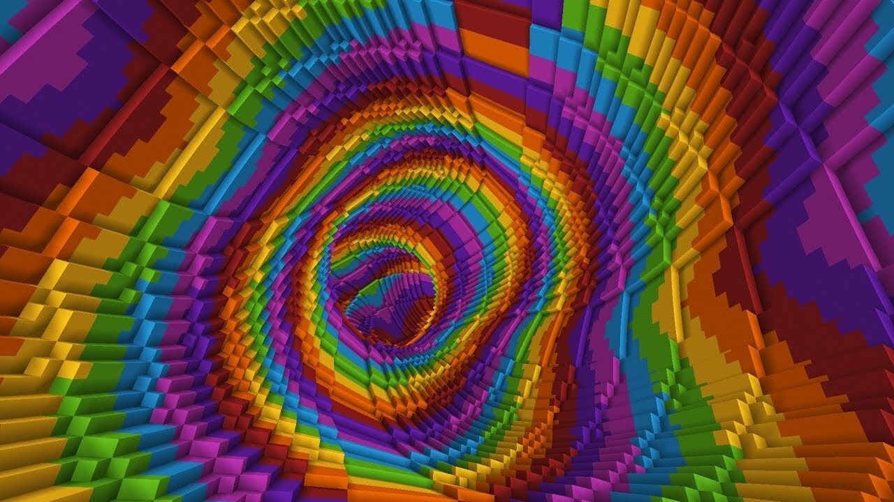 colour falling - YouTube