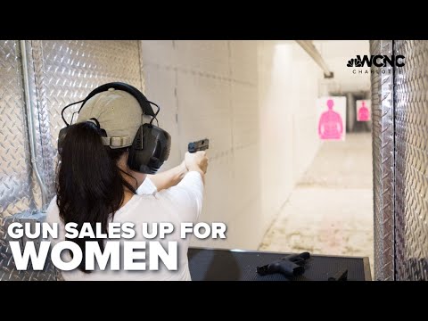Gun sales up among women - YouTube