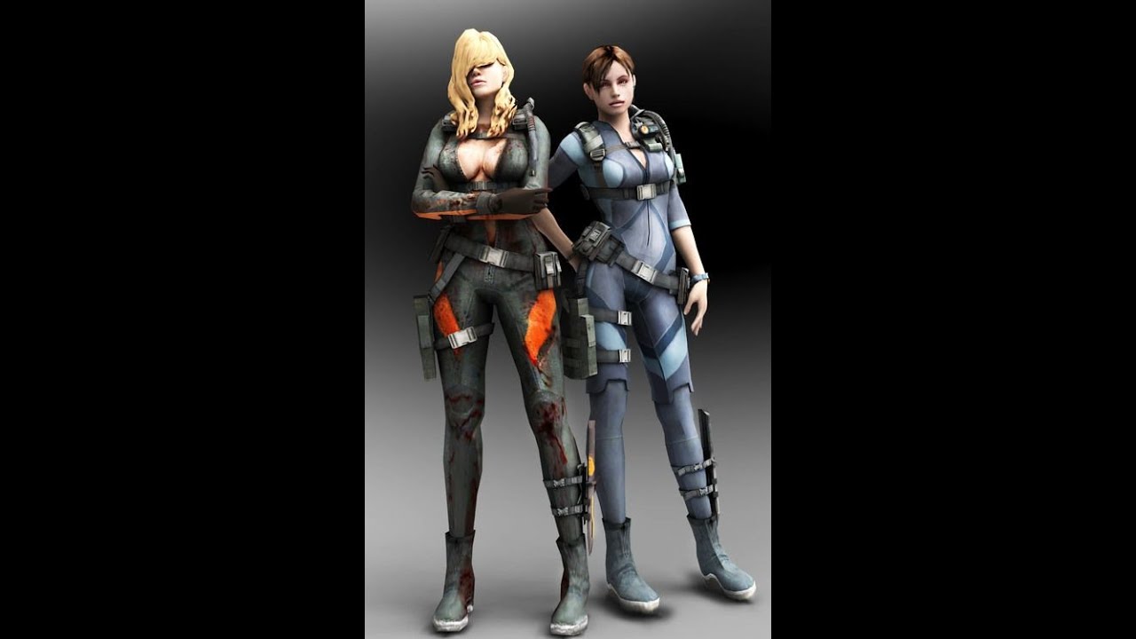 Resident Evil Revelations Two Girls Rachel Foley FBC Agent And Jill ...