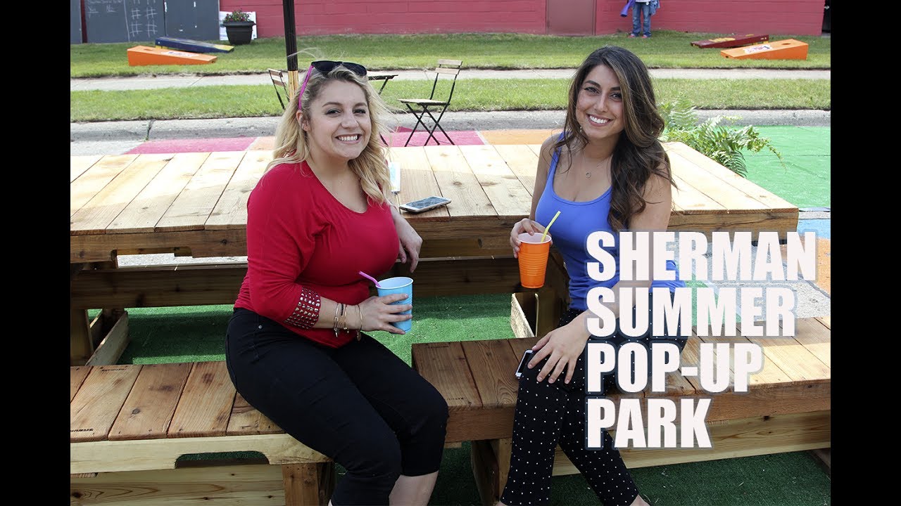 Sherman Summer Pop-Up Park (Promo) - YouTube