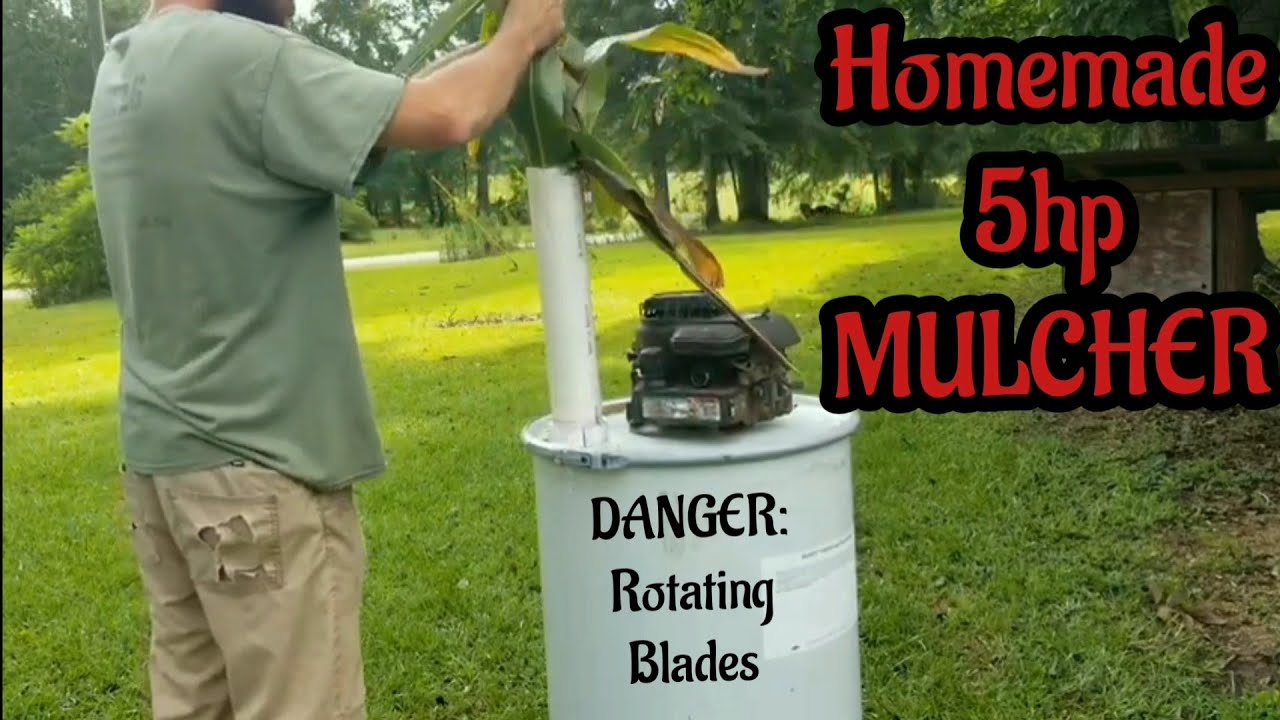 Homemade DIY Mulcher for Corn and Okra Stalks | Best Design - YouTube
