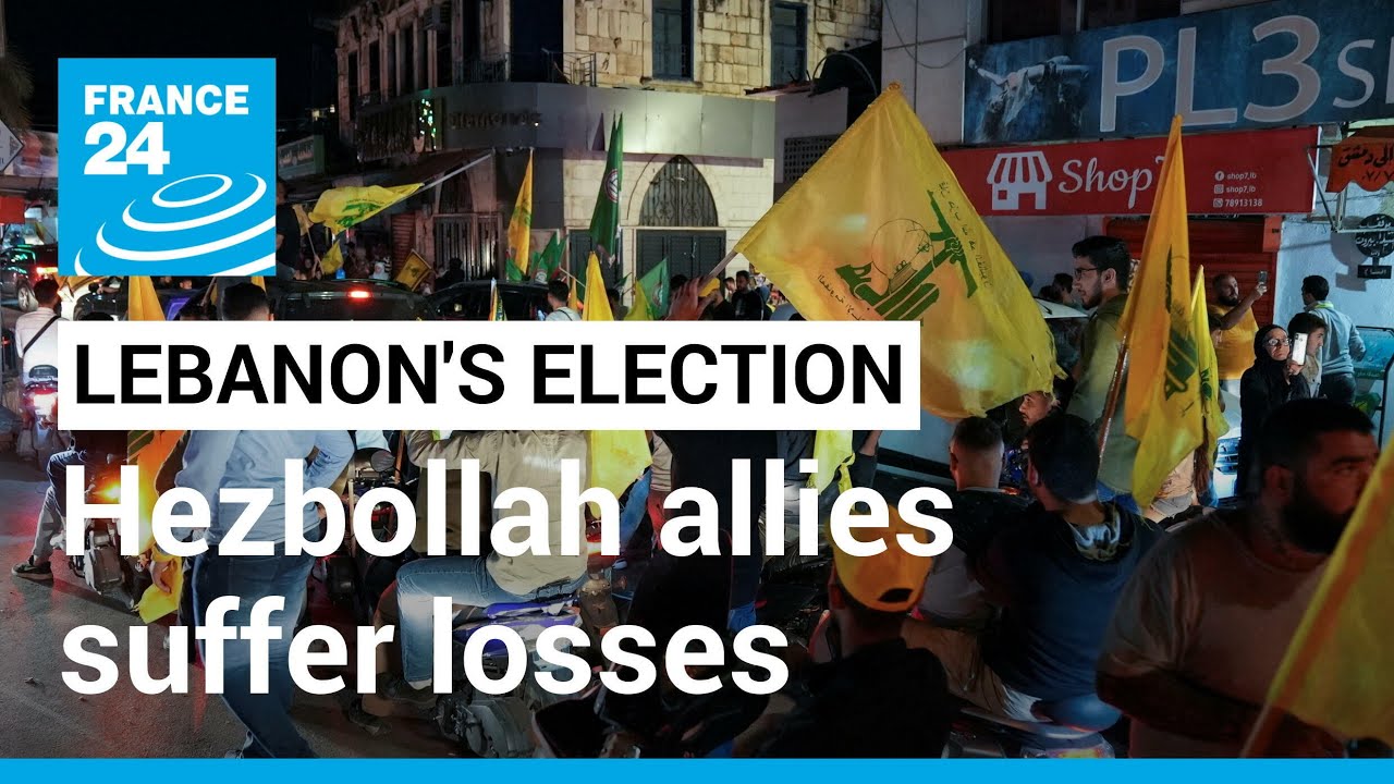 Hezbollah allies suffer losses in Lebanon's parliamentary election ...