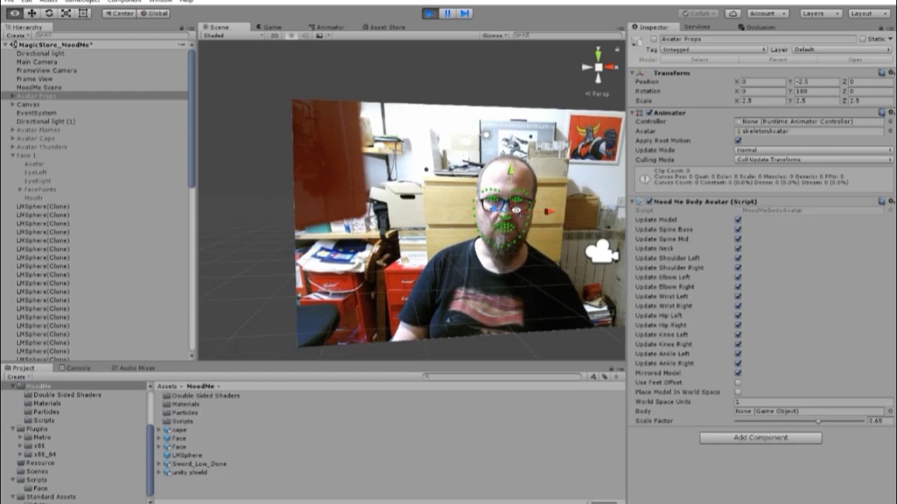 #MoodMe #Unity Plugin demo from Lab - YouTube