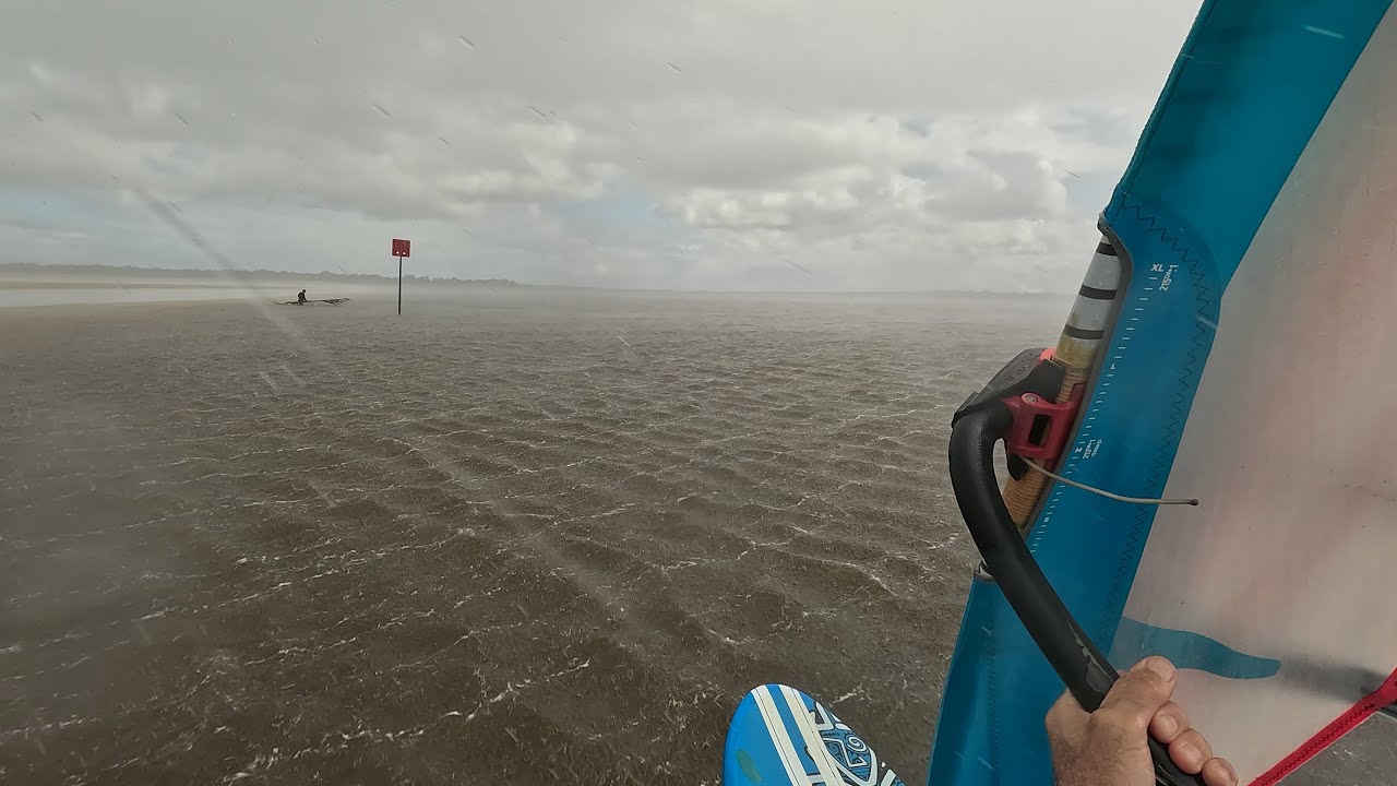 BURRUM Windsurfing Session 4 - YouTube