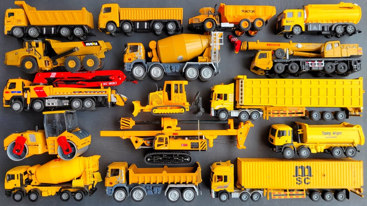 Road Roller, Bore Pile, Bulldozer, Mobile Crane, Mixer Truck, Dump ...