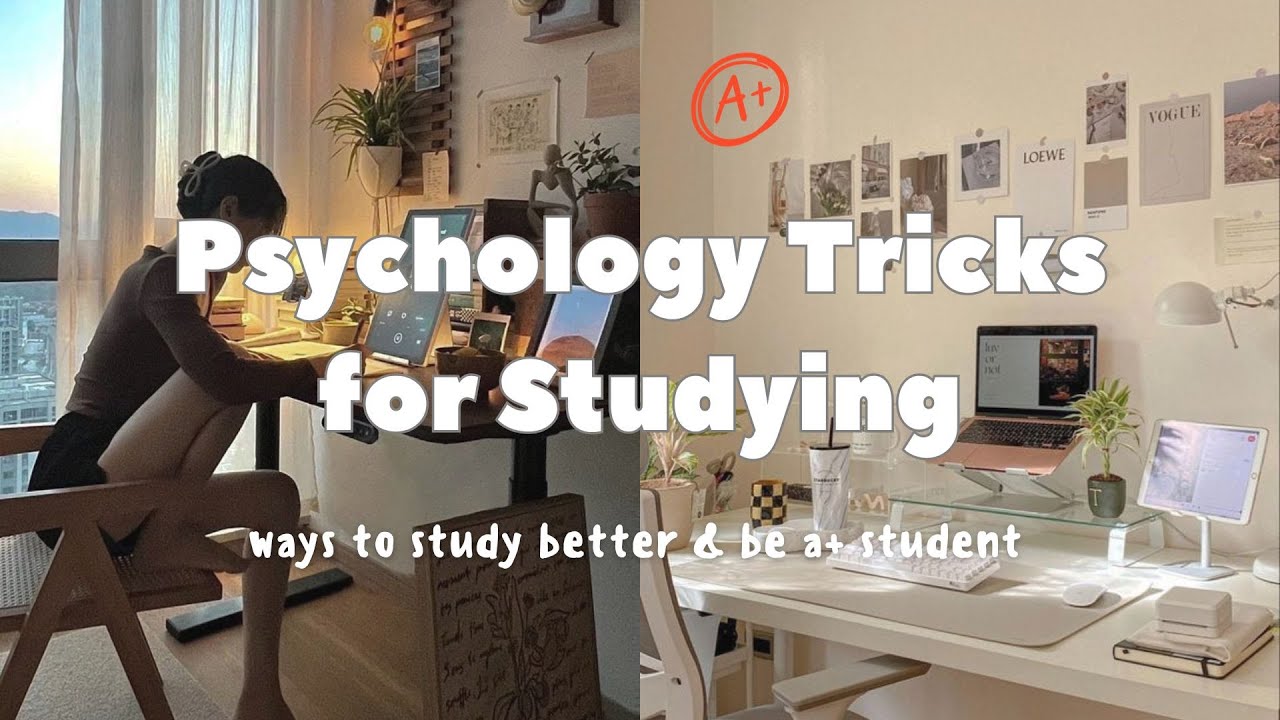 Psychology Tricks for Studying 📔🌷 Ways to Study Better 📚 - YouTube