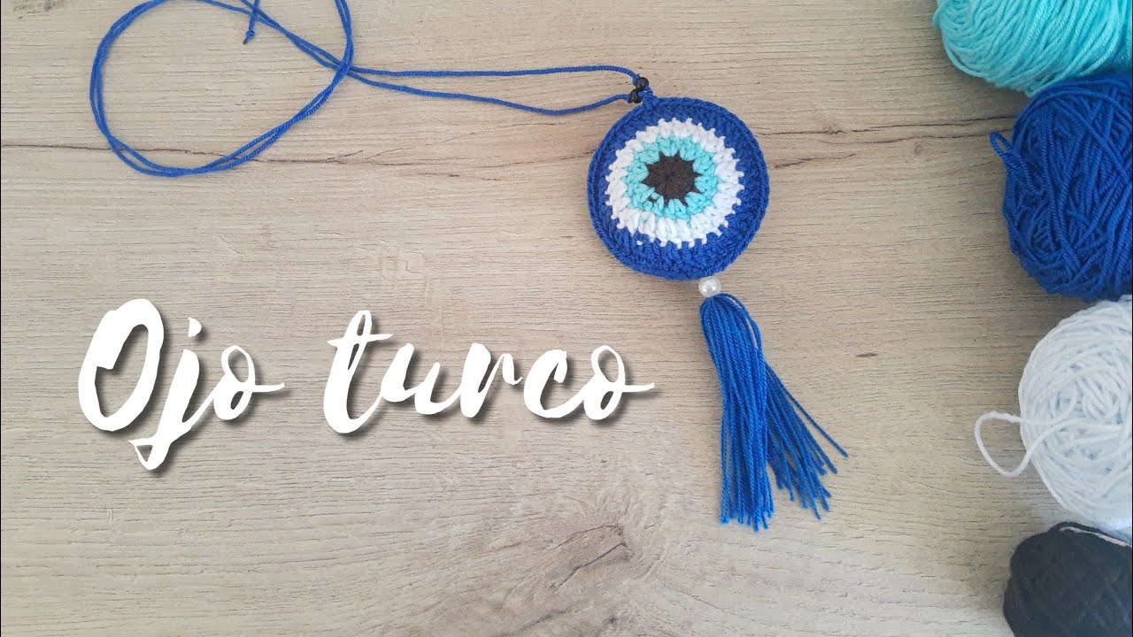 Ojo turco tejido - YouTube