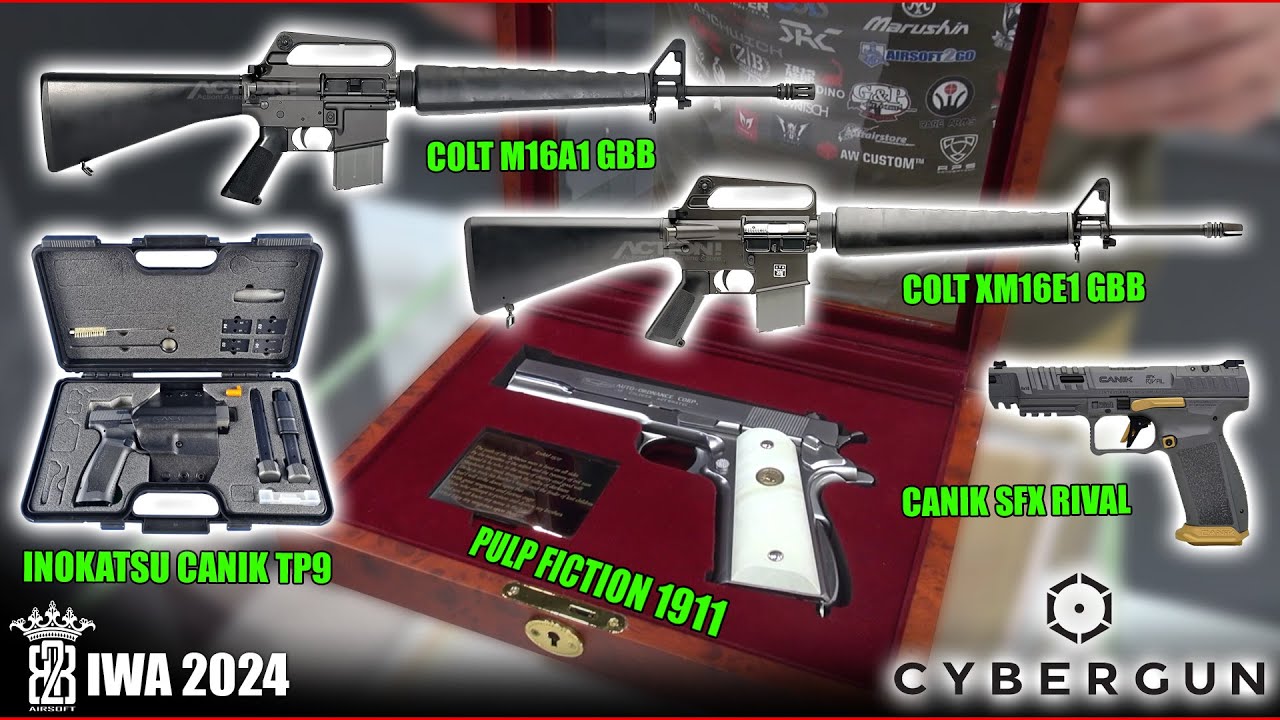 Pulp Fiction 1911, Inokatsu Canik TP9, Canik SFX Rival,Colt XM16E1 GBB ...