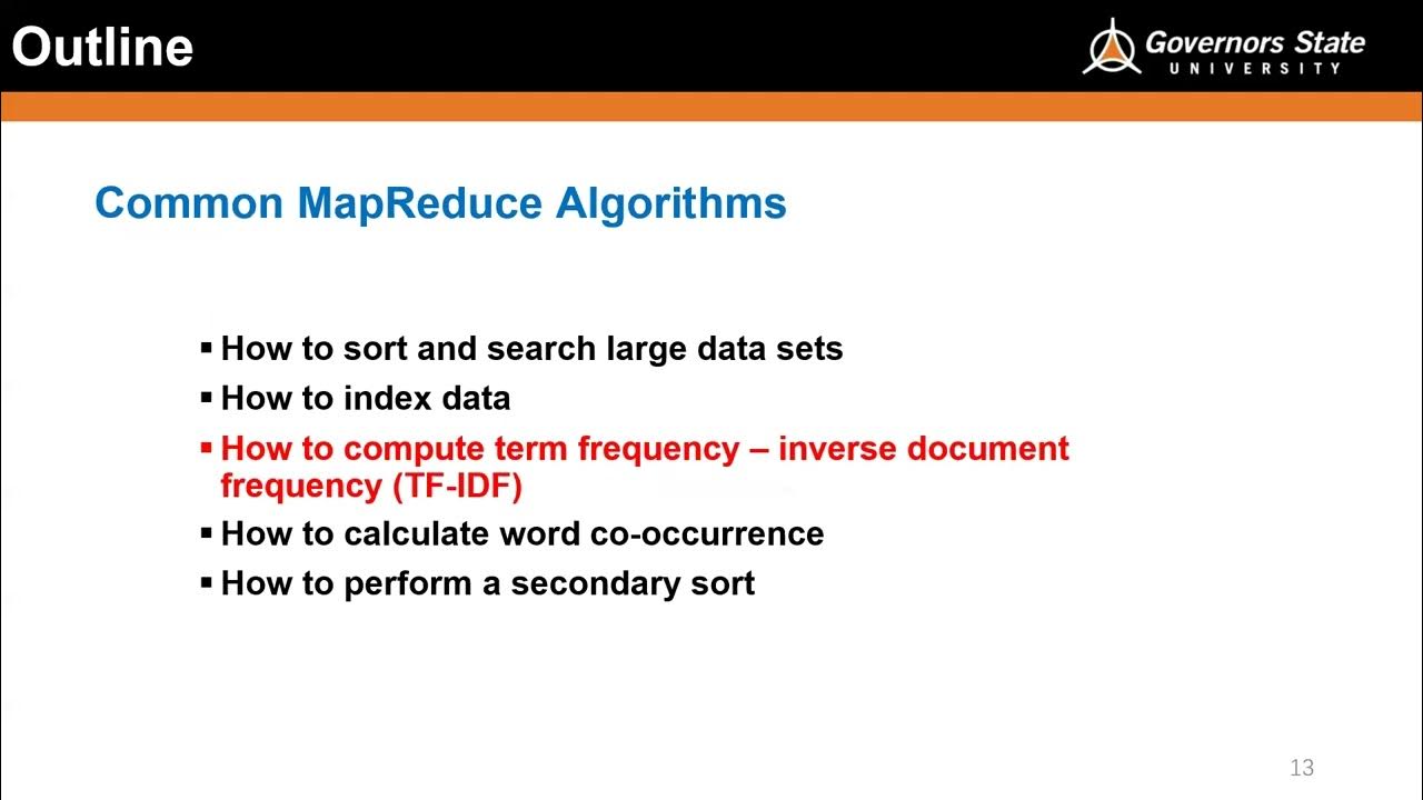 MapReduce Algorithms 01 - YouTube