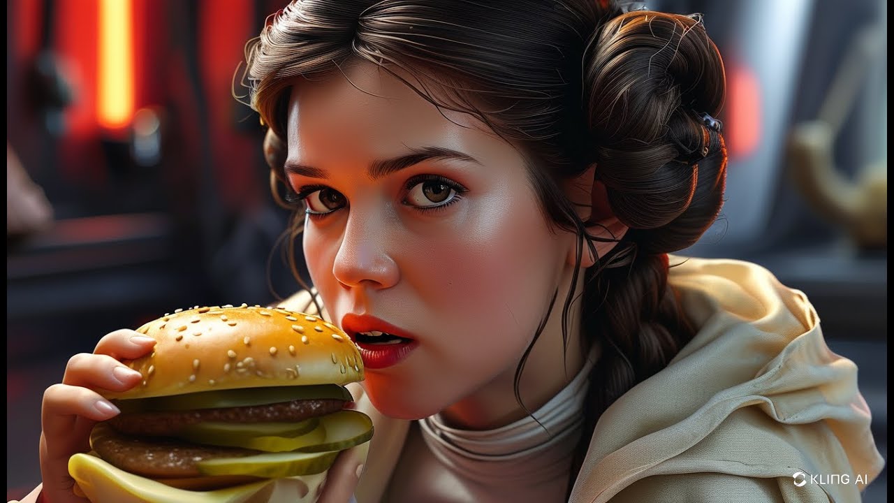 Star Wars characters eating burger 🍔 - YouTube