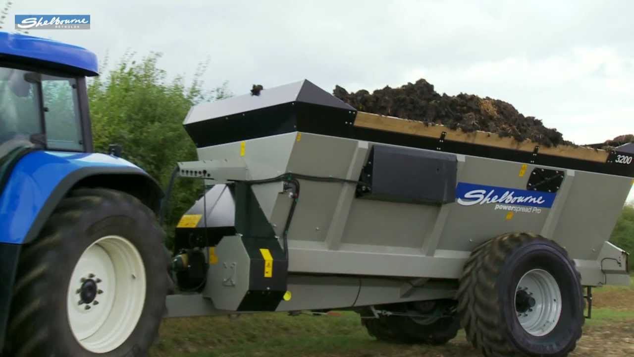 Shelbourne Powerspread Pro Spreaders - YouTube
