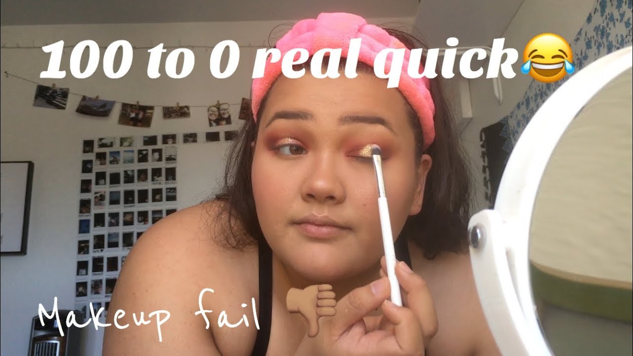 Holiday Glam Makeup FAIL!!!😂| Vlogmas Day 21🎄 - YouTube