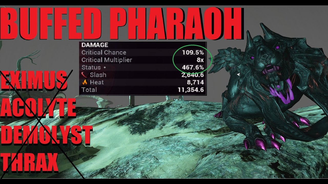 [WARFRAME] WHAT THE OP DOG DOIN? Pharaoh Predasite Post Buff Is TOO ...