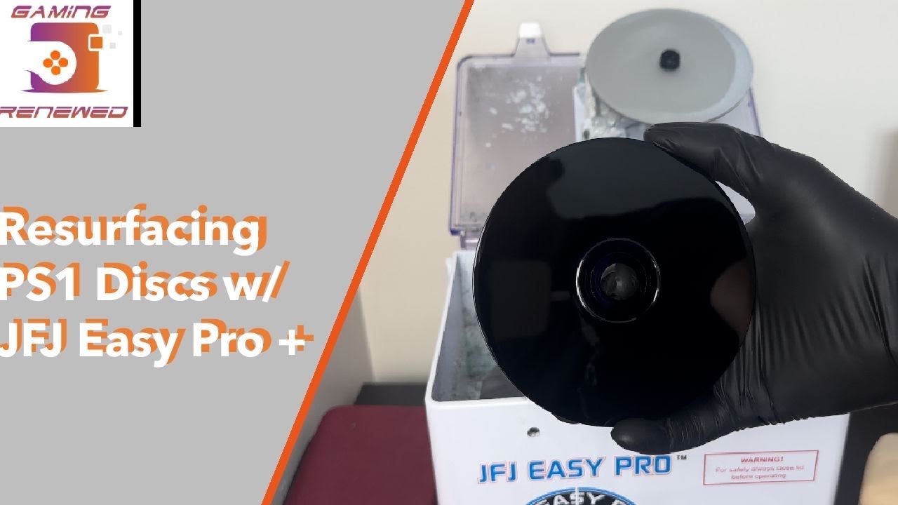 Resurfacing PS1 Discs (Black Back) with JFJ Easy Pro Plus - YouTube