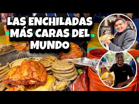 Las ENCHILADAS MÁS CARAS del mundo en Patzcuaro Michoacán // cuestan ...