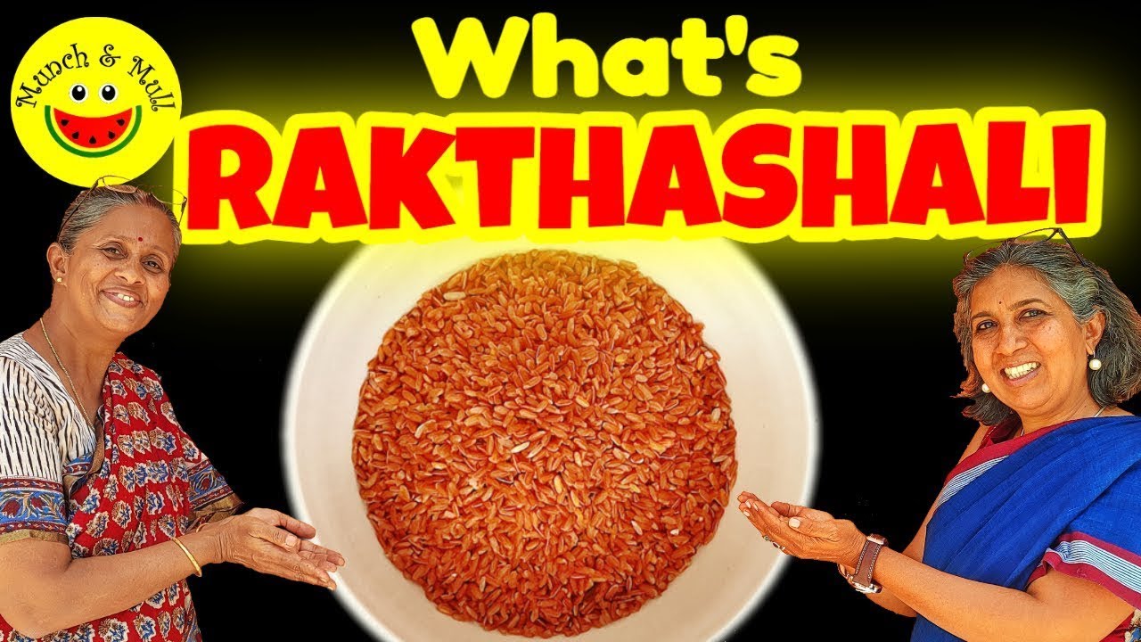 Medicinal Rakthashali Rice Recipe for Karkidaga Kanji | Rakthashali Red ...