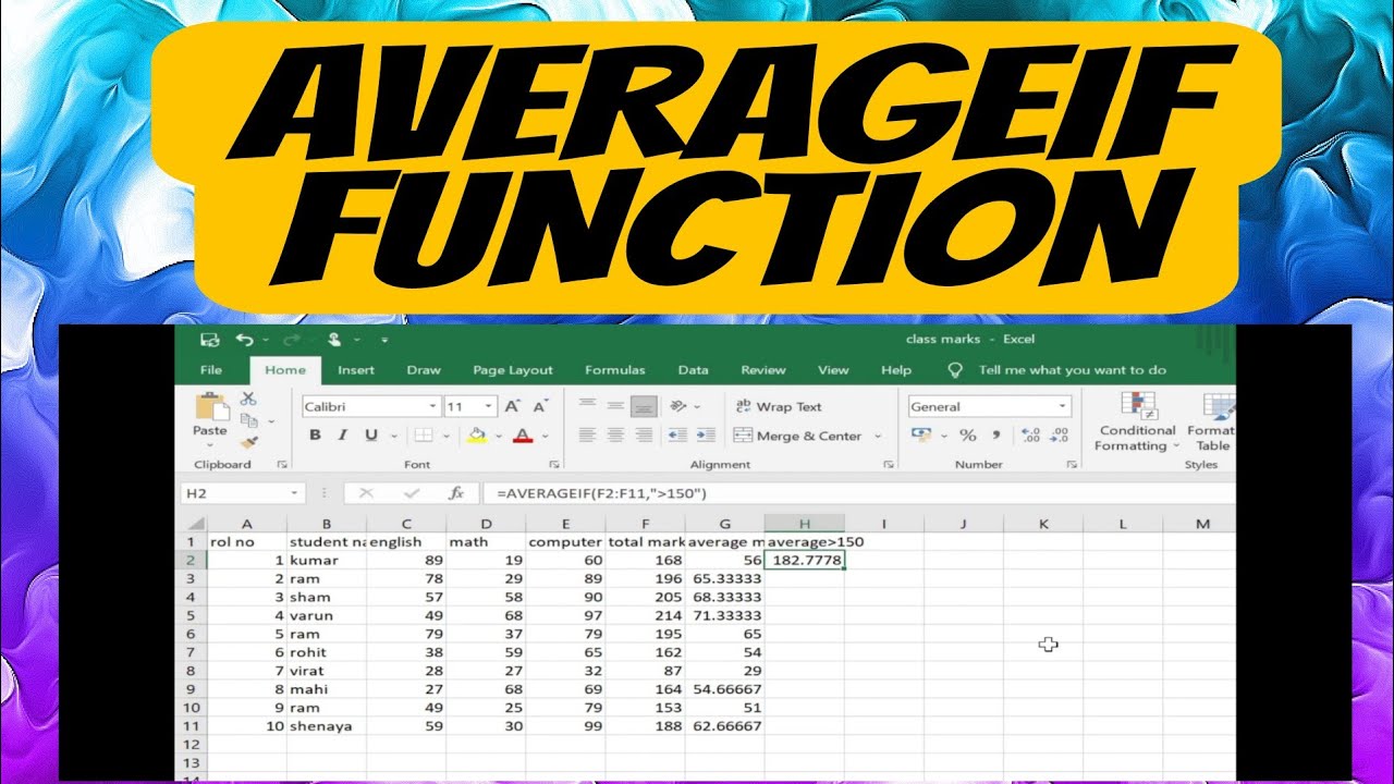 Averageif Function In Excel With Example Averageif Function Google averageif-function-in-excel-with-example-averageif-function-google