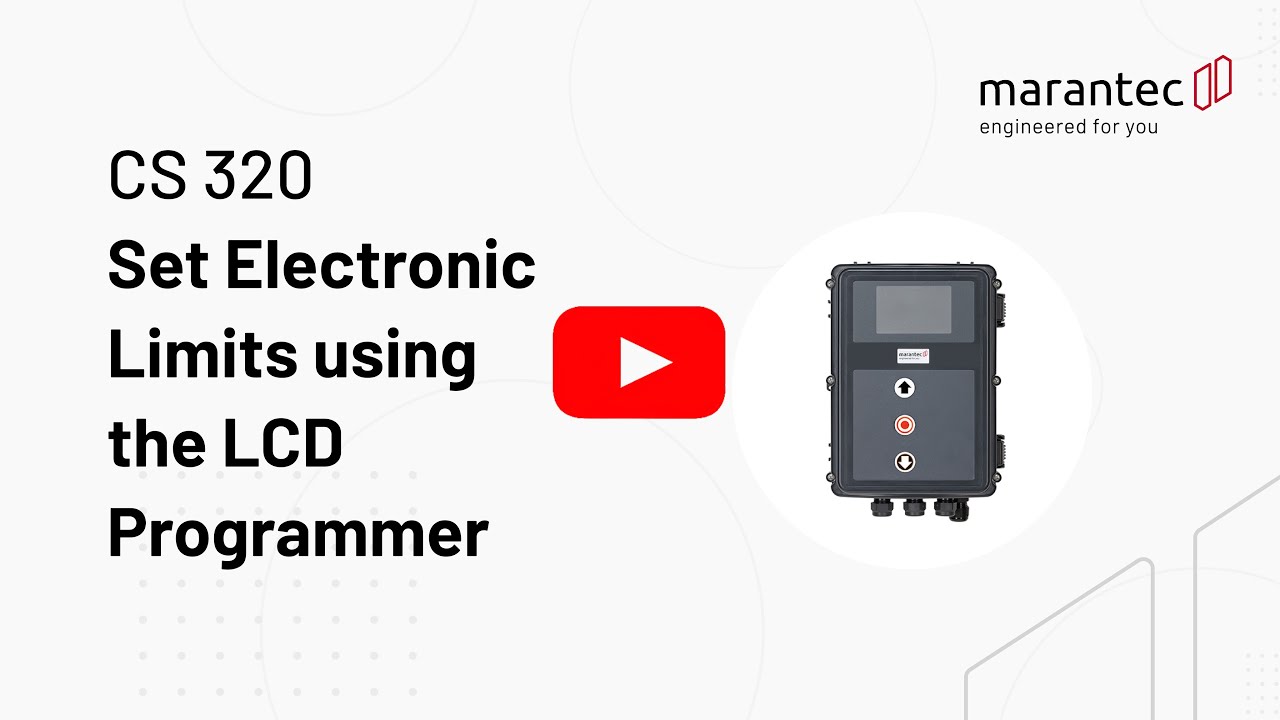 How to set Electronic Limits using the LCD Programmer - YouTube