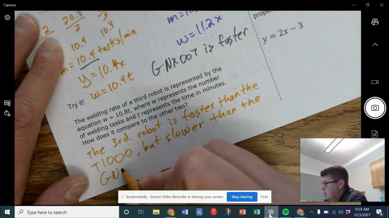 3.3 - Compare linear and non-linear functions - v2 - YouTube