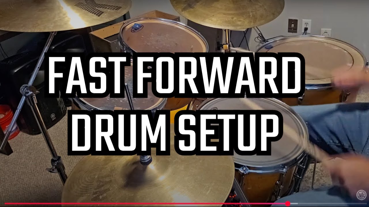 My Vintage Ludwigs Setup 10x Fast Forward Drum Setup 4K - YouTube